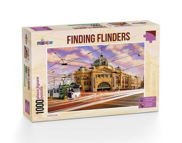 Funbox Finding Flinders Jigsaw Puzzle 1000 pieces | Green Rock Comics Funbox Finding Flinders Jigsaw Puzzle 1000 pieces | Green Rock Comics