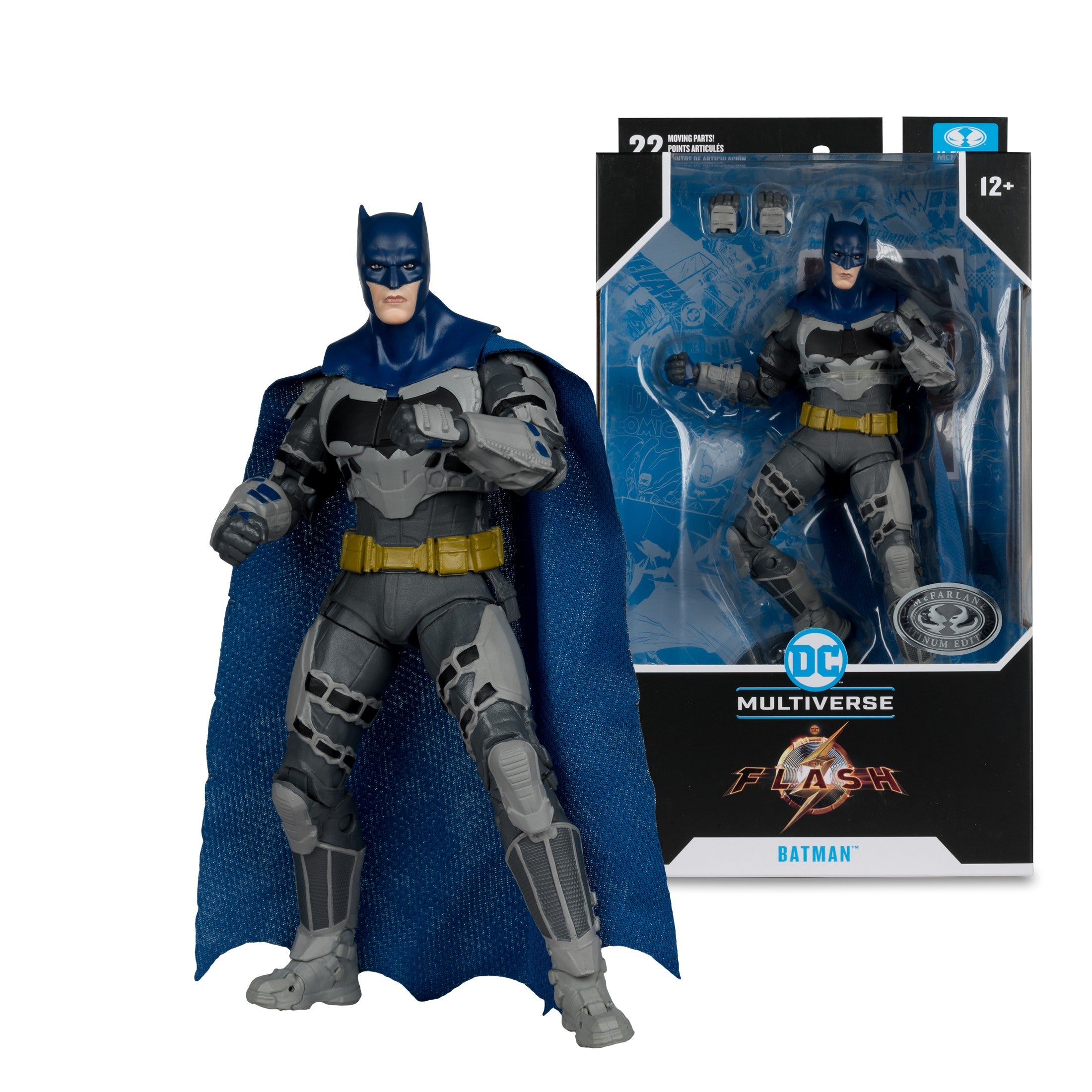 DC Multiverse Flash Movie Batman Blue/Grey PLATINUM - McFarlane Toys ...