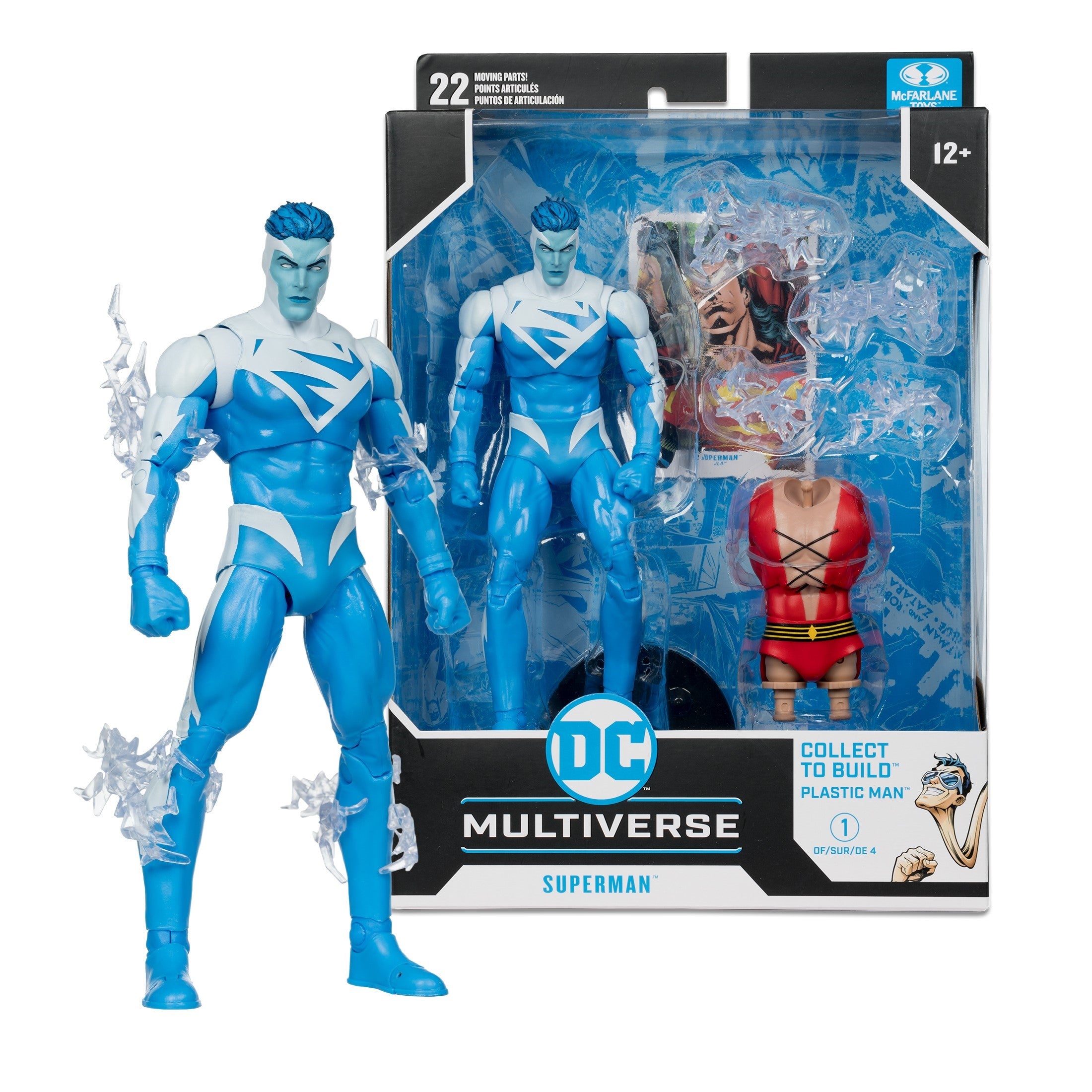 DC Multiverse JLA Superman BAF Plastic Man - McFarlane Toys | Green ...