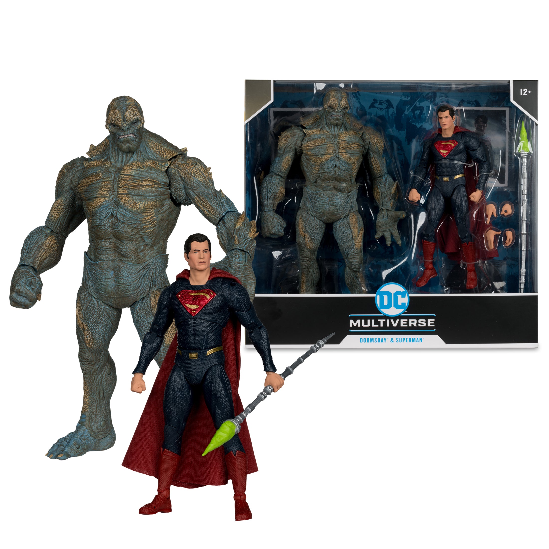 DC Multiverse Batman vs Superman Doomsday vs Superman 2 Pack - McFarla ...