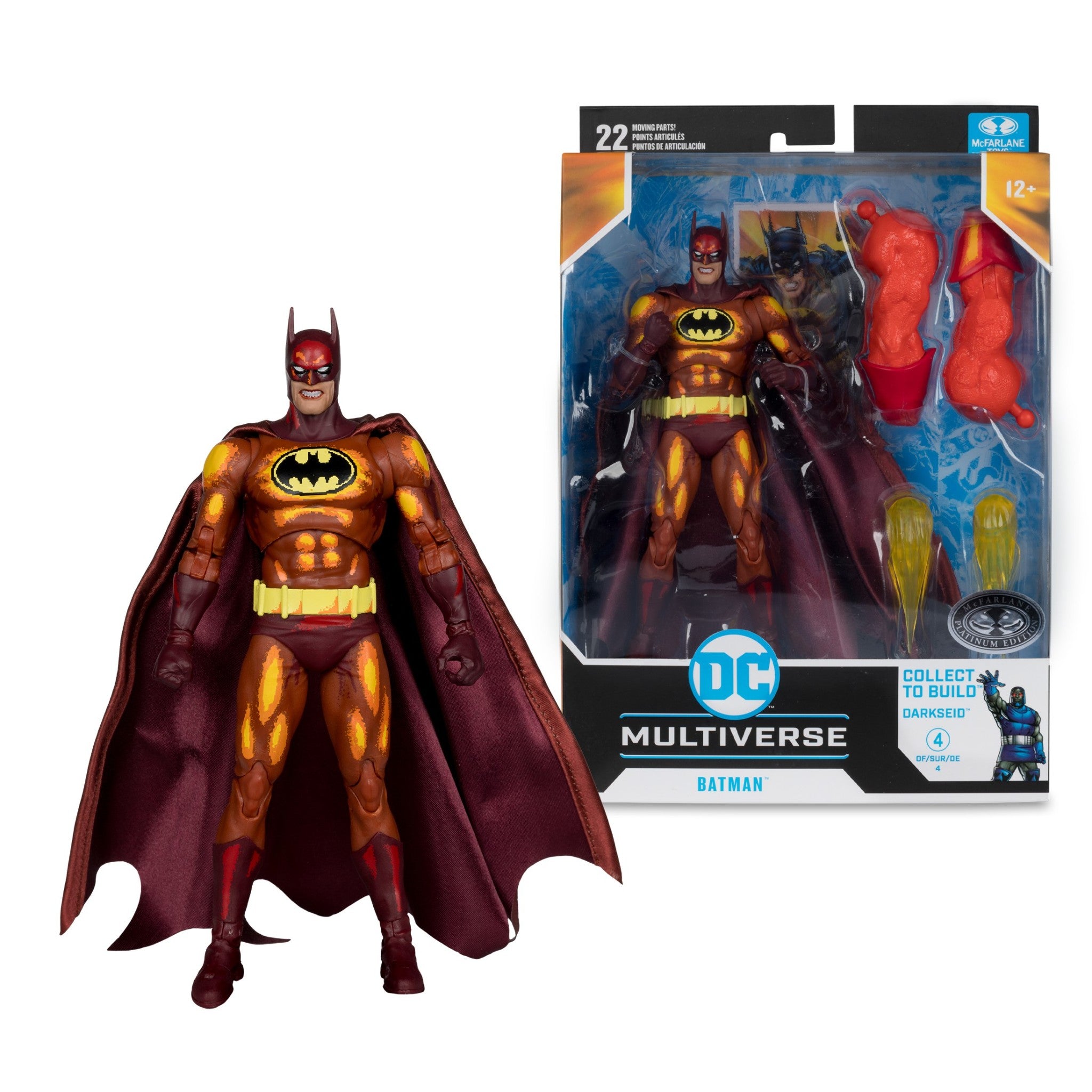 DC Multiverse Justice League Task Force Batman Darkseid BAF PLATINUM ...