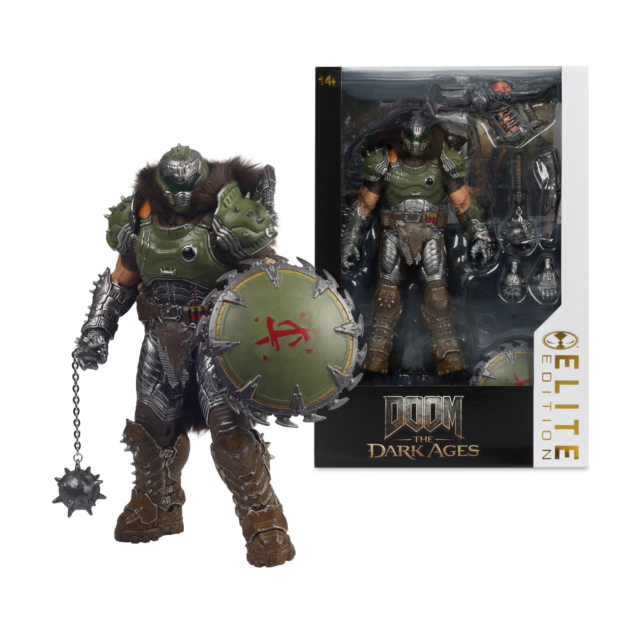 Doom The Dark Ages Doom Slayer 7" Deluxe Elite Edition - McFarlane Toy ...