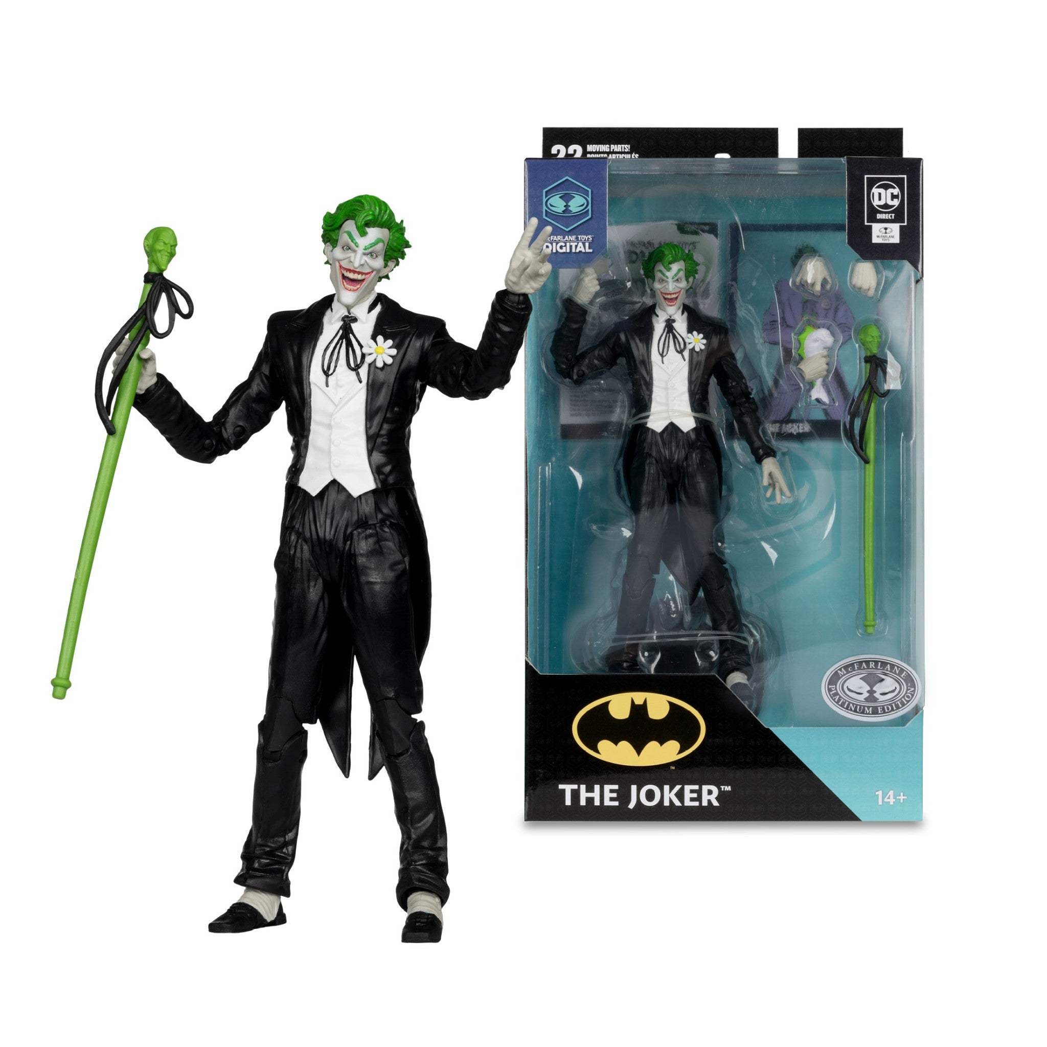 DC Multiverse The Joker Silver Age PLATINUM - McFarlane DC Direct Digi ...