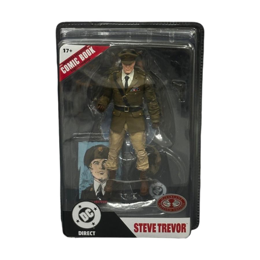 DC Direct Page Punchers Steve Trevor Wonder Woman #1 7" with Comic PLA ...
