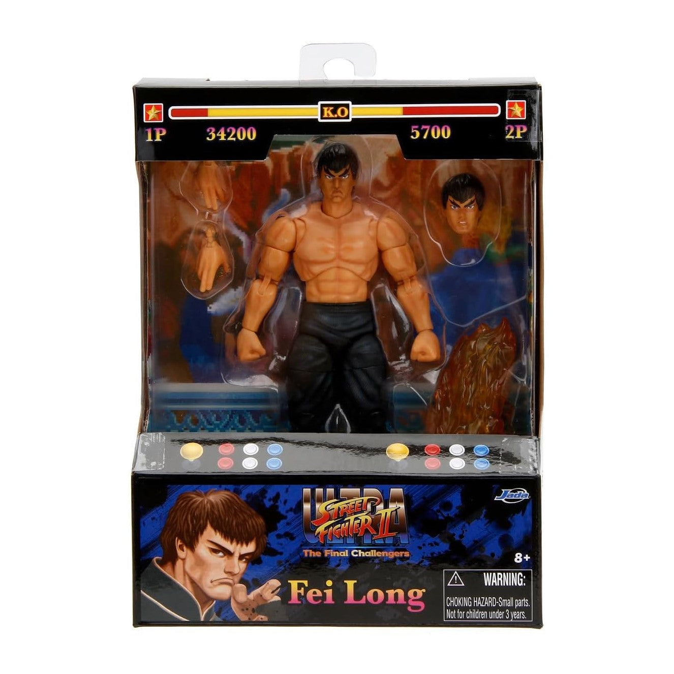 Street Fighter Fei Long 6" Figure - Jada Toys | Green Rock Comics