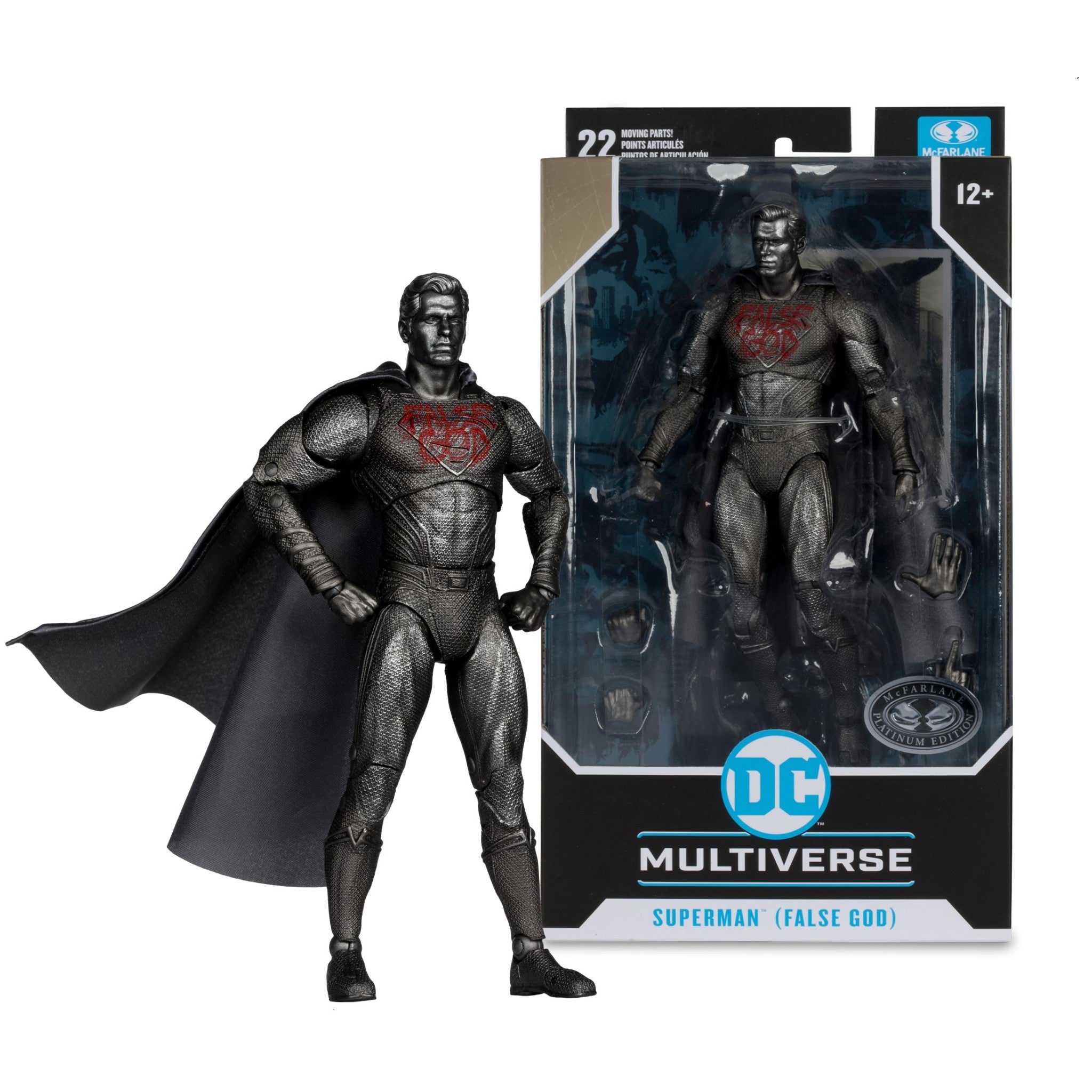 DC Multiverse Batman vs Superman Superman False God PLATINUM - McFarla ...