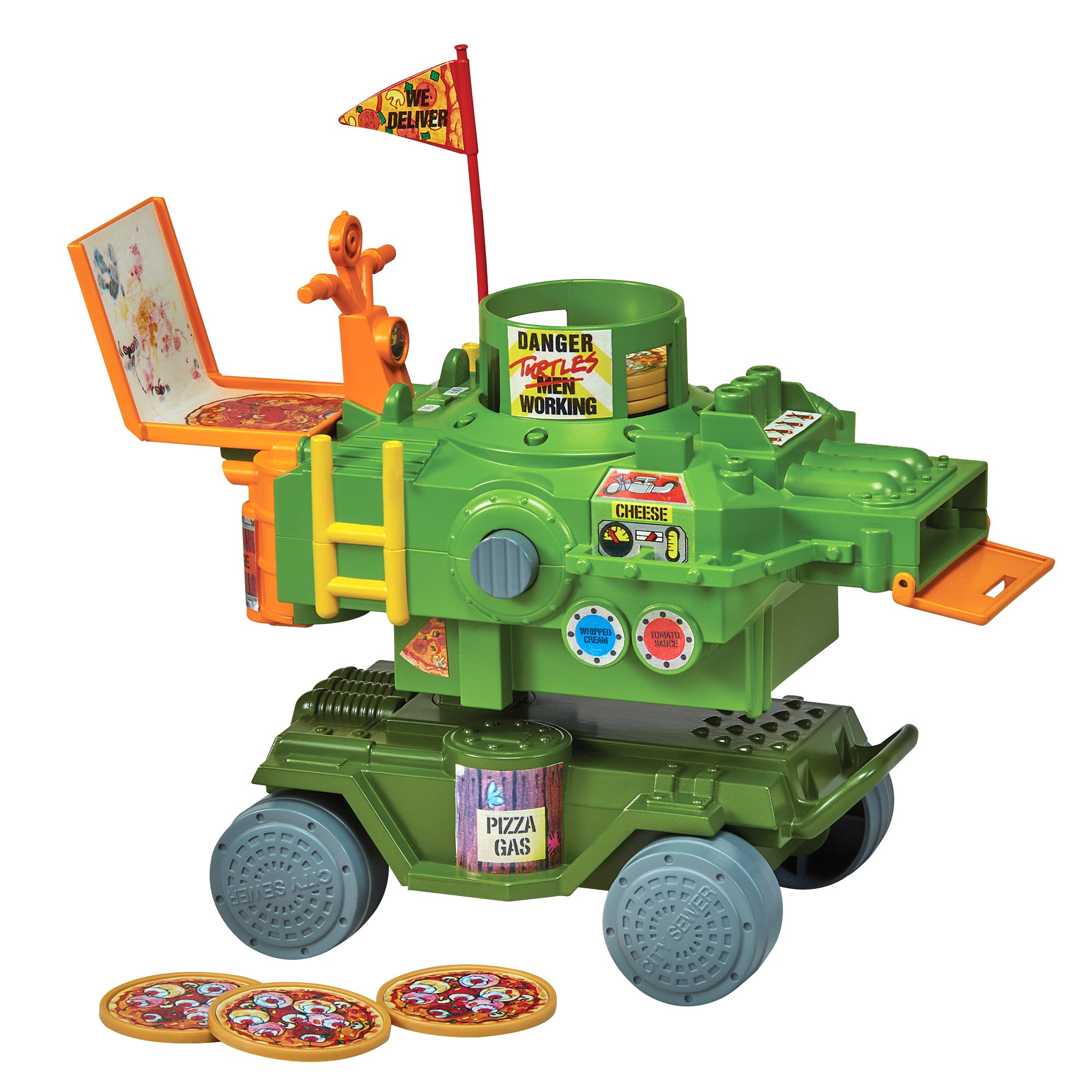 Teenage Mutant Ninja Turtles TMNT Pizza Thrower 40th Anniversary ...