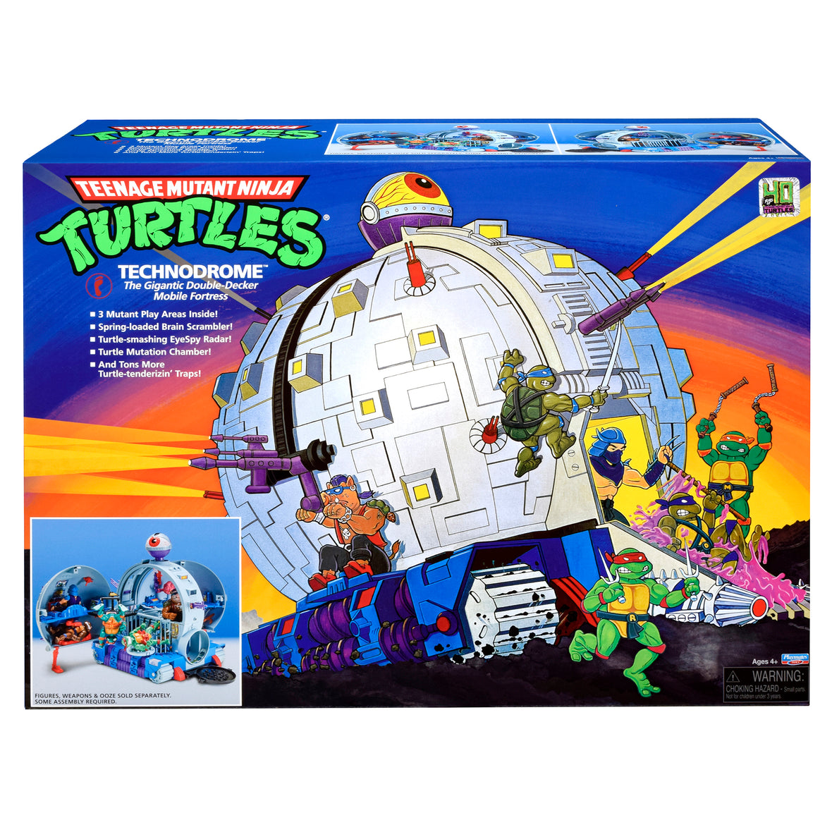 Teenage Mutant Ninja Turtles TMNT Technodrome 40th Anniversary | Green ...