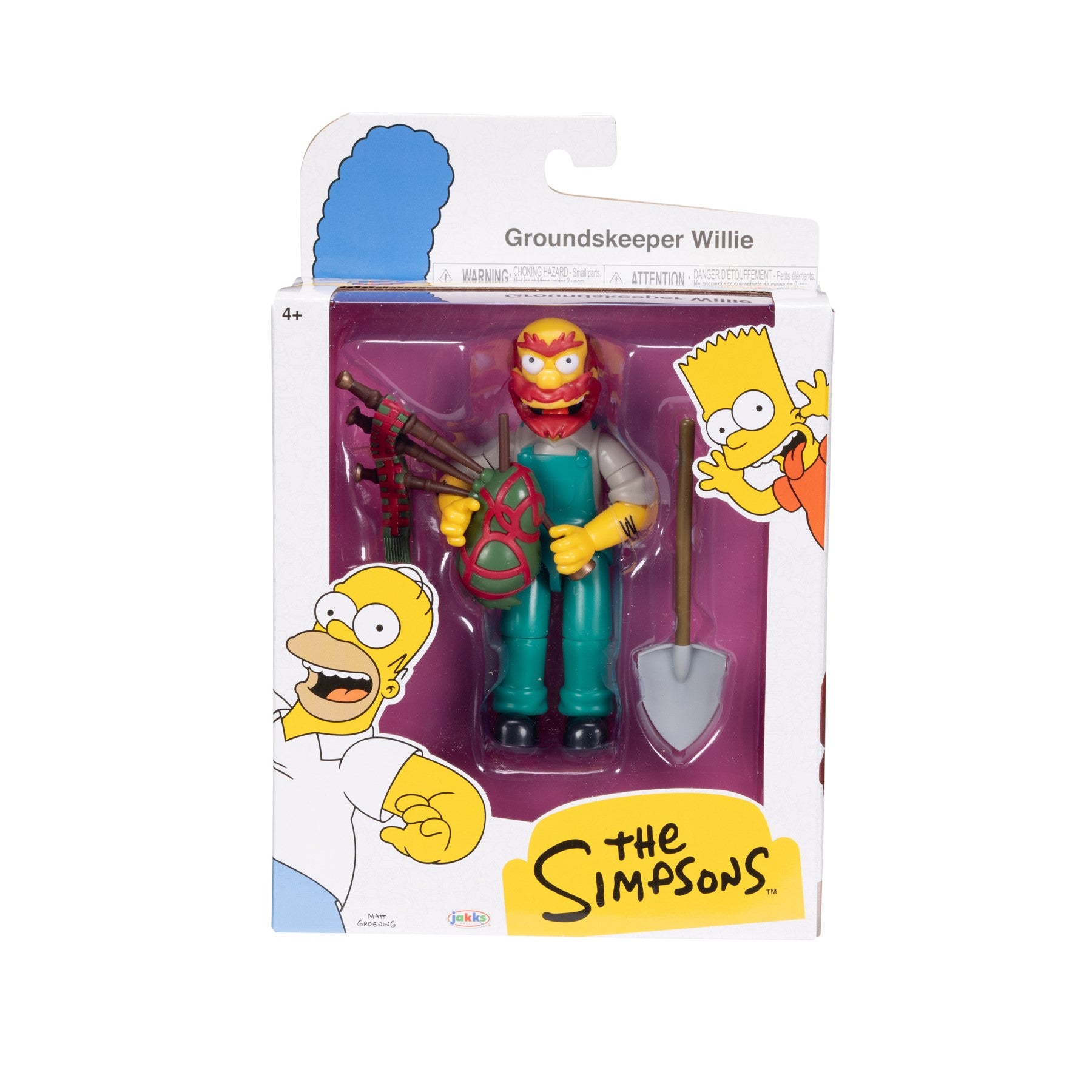 The Simpsons Groundskeeper Willie 5" Action Figure - JAKKS Pacific ...