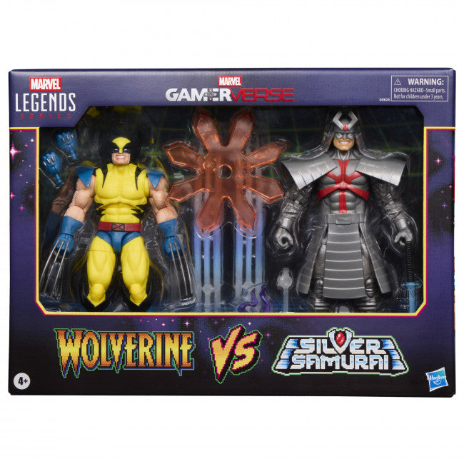 Marvel Legends 6" Gamerverse Wolverine vs Silver Samurai | Green Rock ...