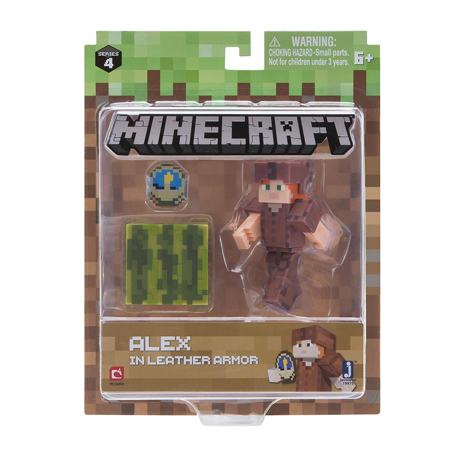 Minecraft Core Alex in Leather Armor - Series 4 | Green Rock Comics