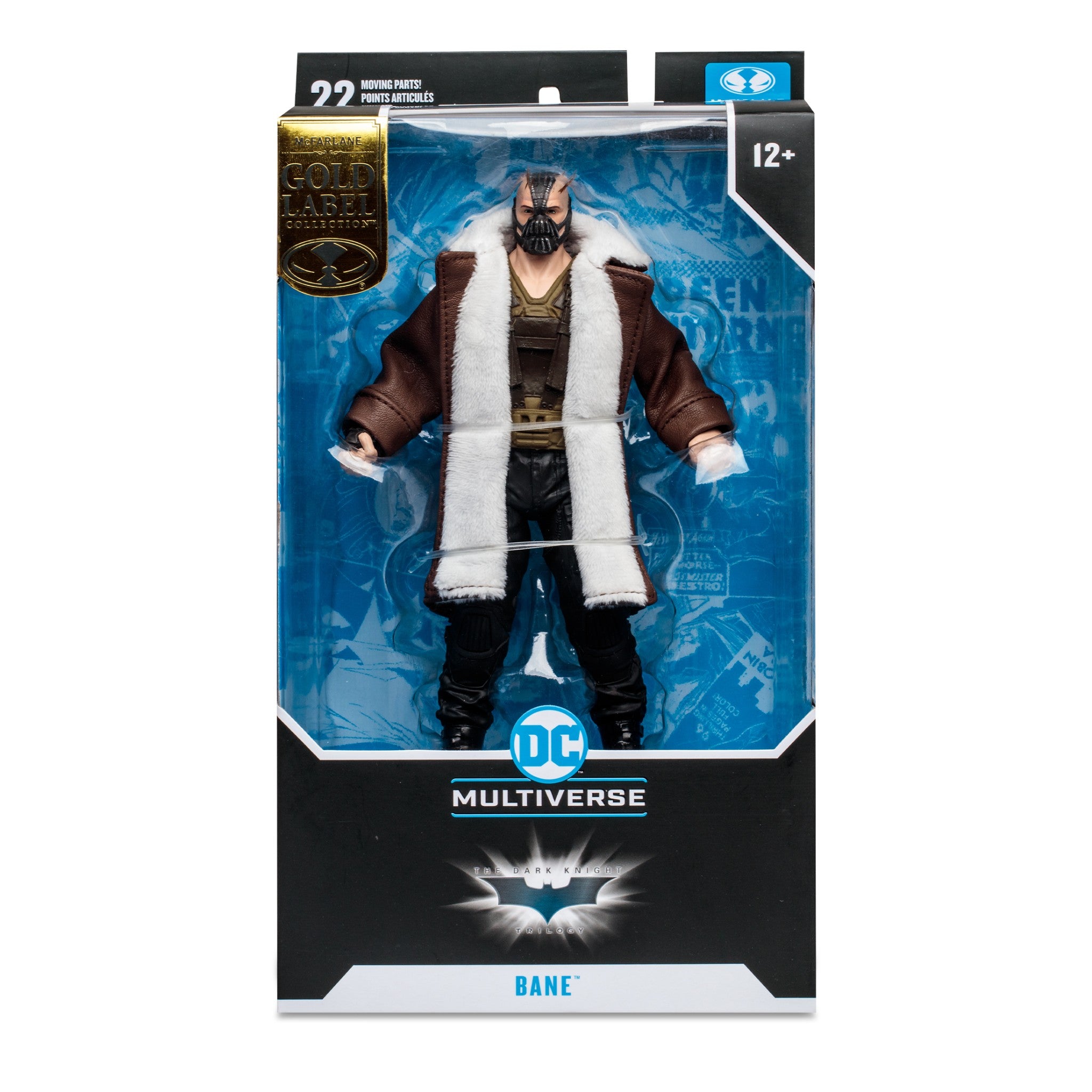 DC Multiverse Dark Knight Rises Bane Trench Coat Gold Label - McFarlan ...