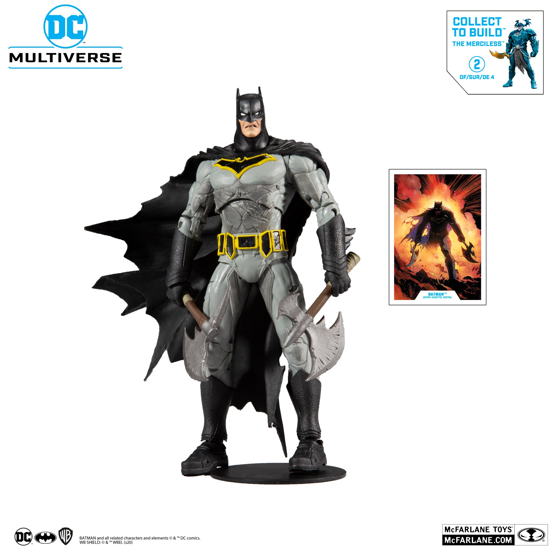 DC Multiverse Batman Dark Nights Metal Build-a Merciless - McFarlane T ...