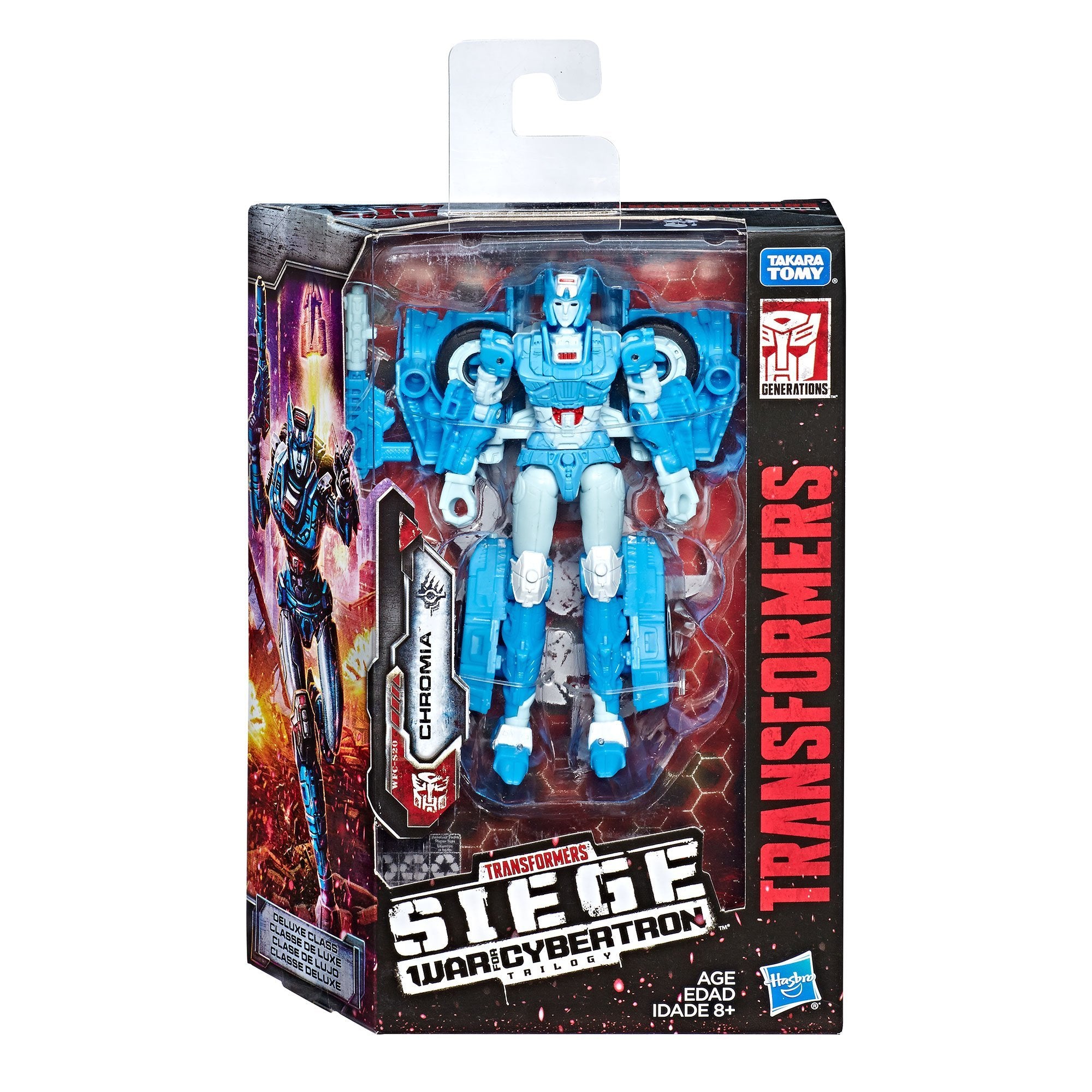 Transformers Siege War for Cybertron Deluxe Class Chromia | Green Rock ...
