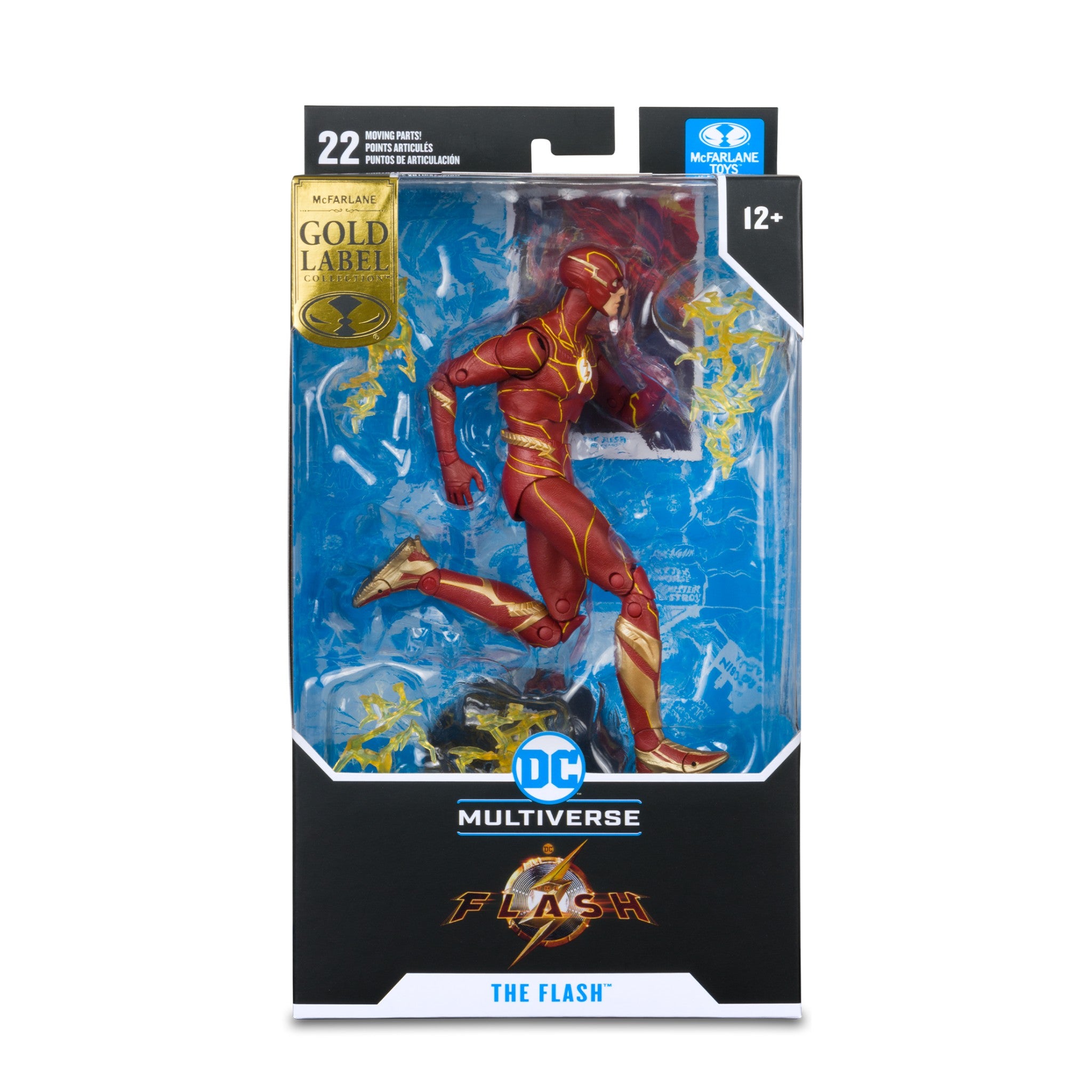 DC Multiverse Flash Movie Speed Force Flash Gold Label - McFarlane Toy ...