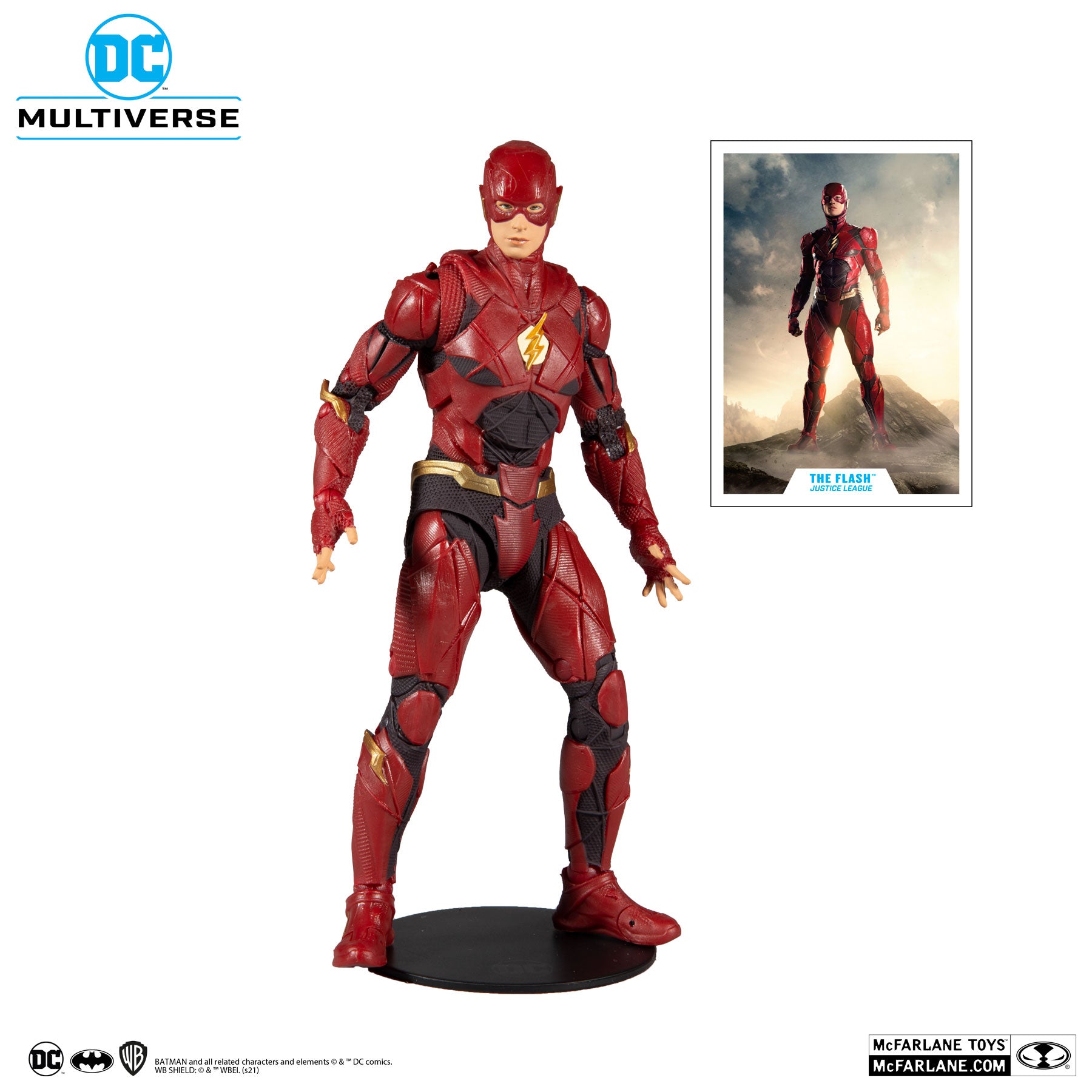 DC Multiverse Justice League The Flash McFarlane Toys Green Rock Comics