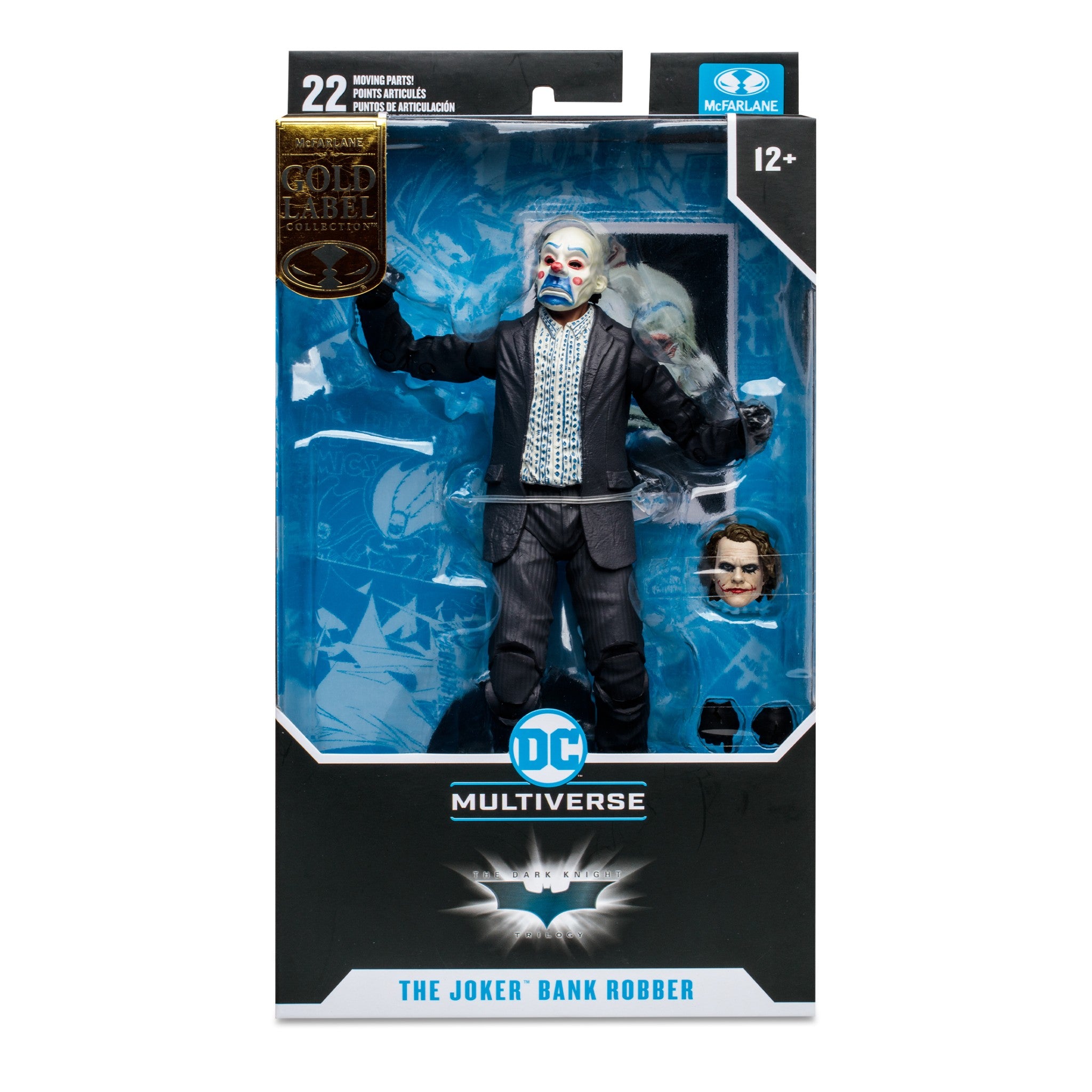 DC Multiverse Dark Knight Joker Bank Robber Gold Label - McFarlane Toy ...