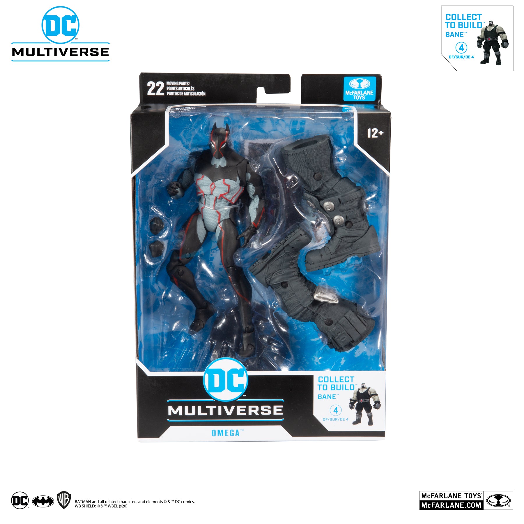 DC Multiverse Omega Batman Last Knight on Earth Build-a Bane - McFarla ...