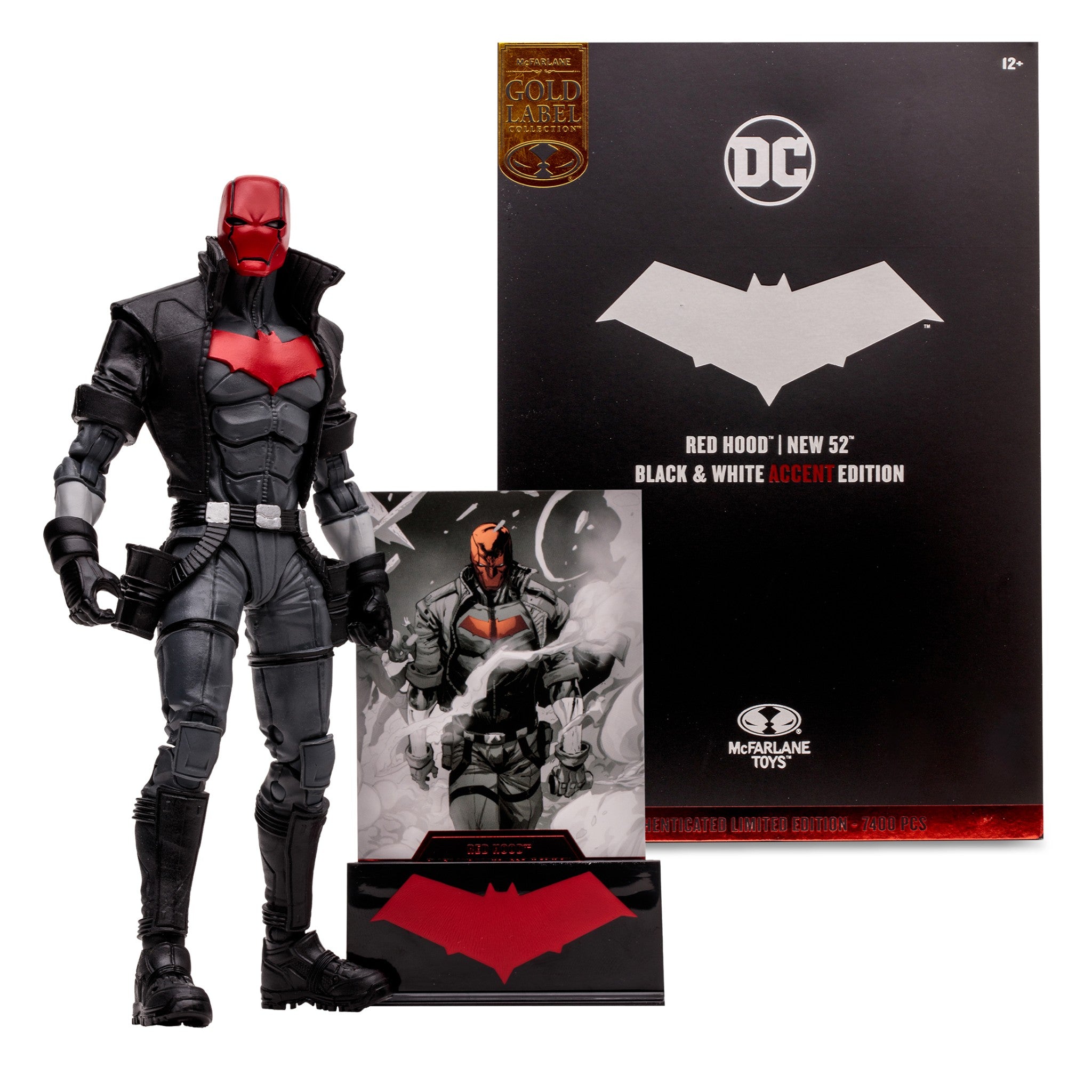 DC Multiverse New 52 Black & White Accent Edition Red Hood Gold Label ...